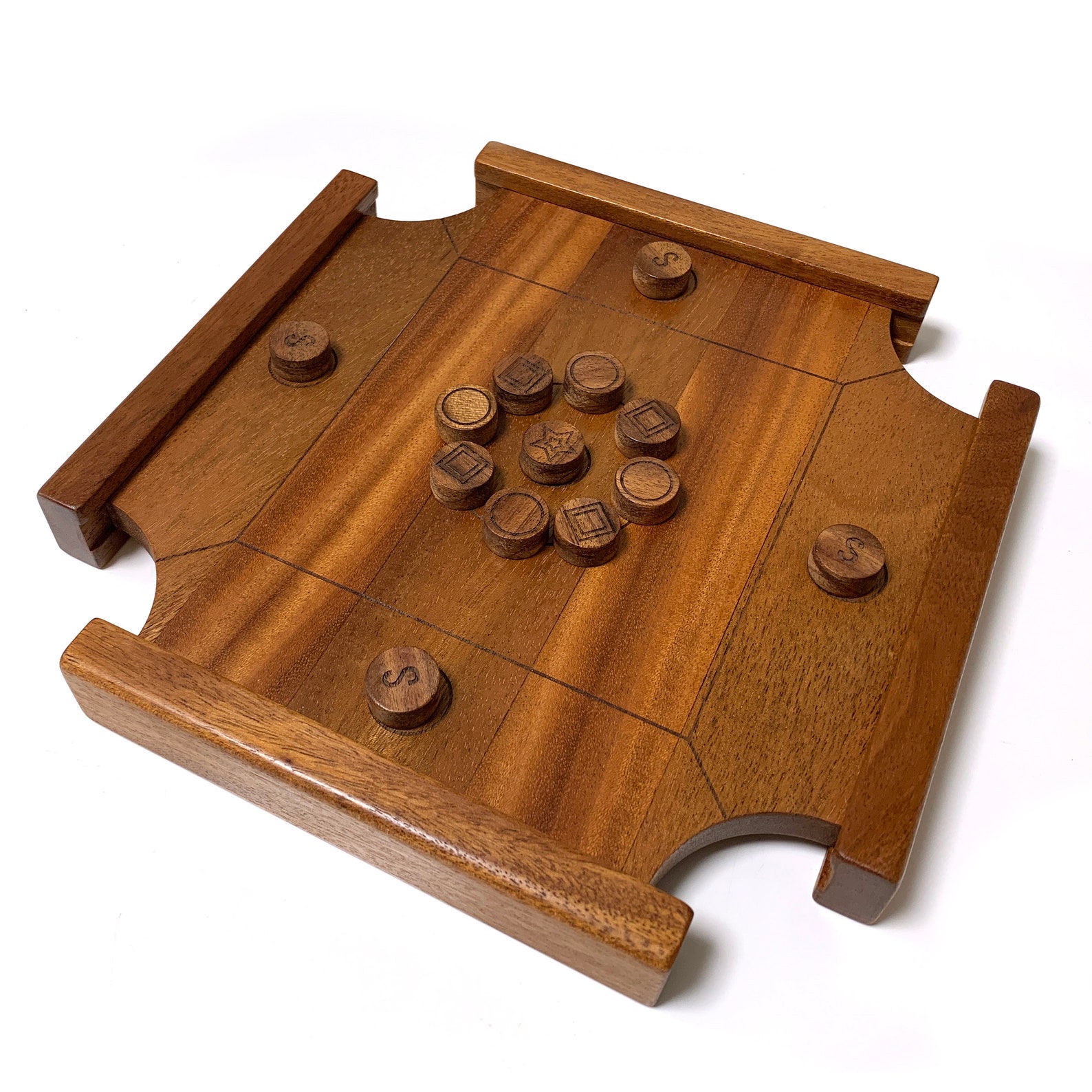 Wooden Carrom Mini - Etsy