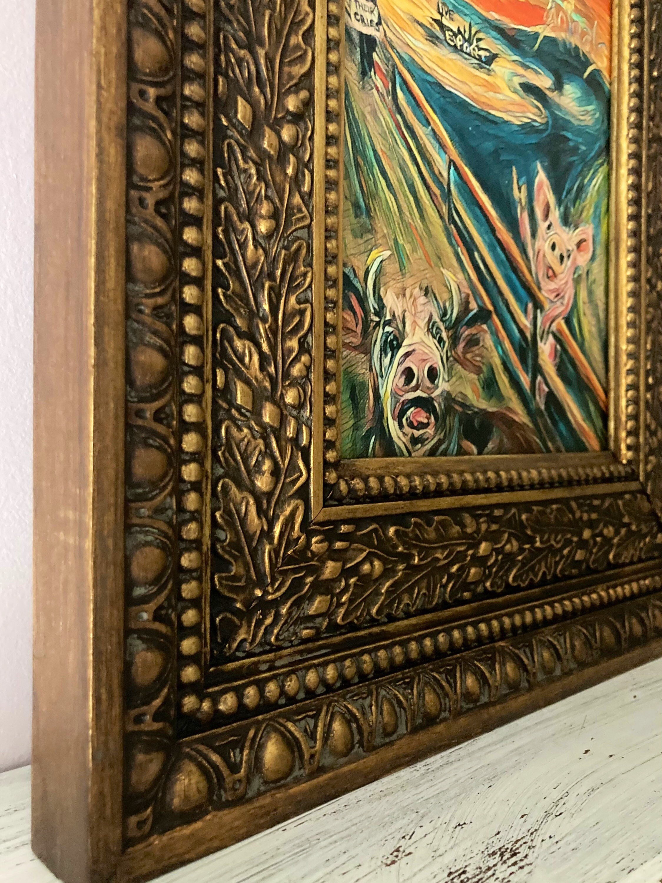 Animal Advocate Ed Munch Scream for the Animals by Ginam - Etsy