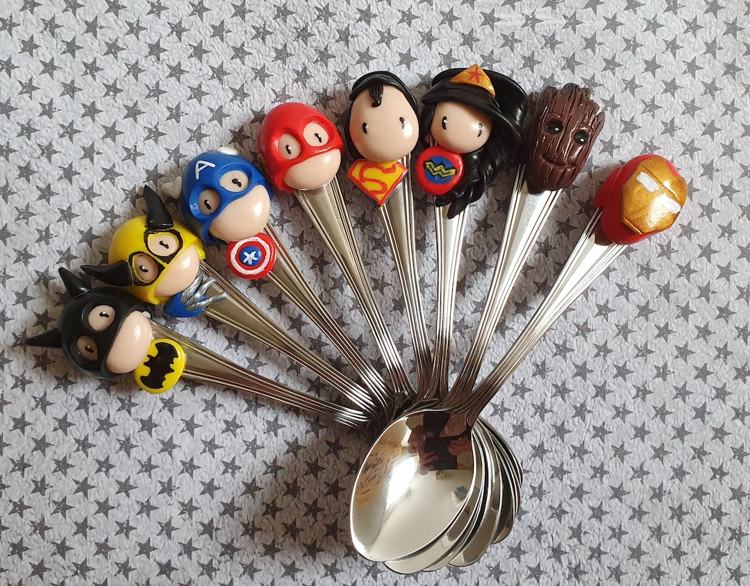 Superhero Spoons model of Your Choice - Etsy
