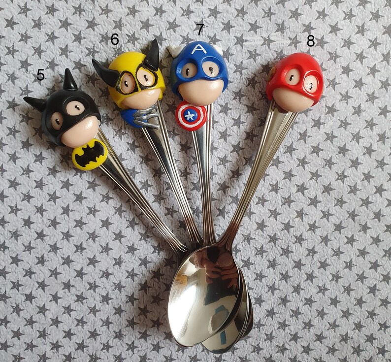 Super Hero Spoons model of Your Choice - Etsy