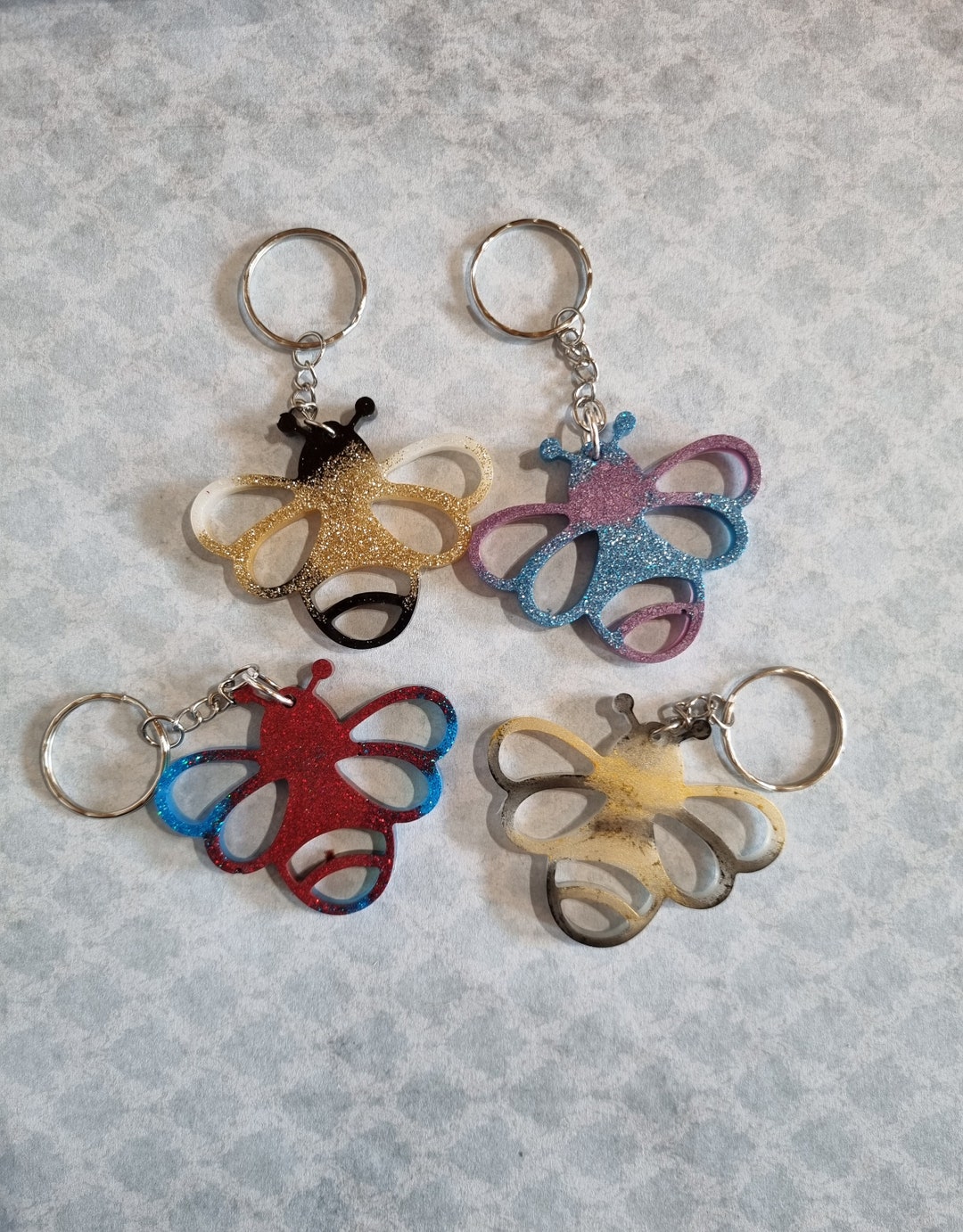 Resin Bee Key Ring model of Your Choice - Etsy