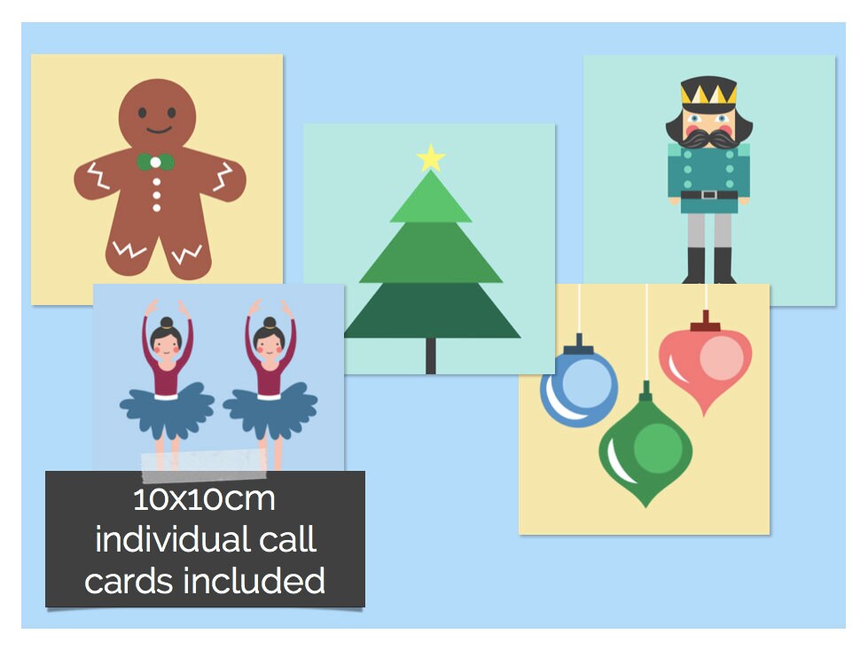 Nutcracker Bingo, Nutcracker Ballet Bingo, Party Games Printable ...