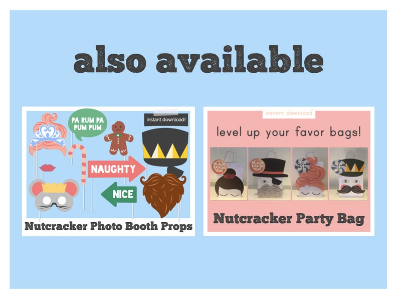 Nutcracker Bingo, Nutcracker Ballet Bingo, Party Games Printable ...