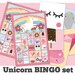 Unicorn Bingo, Unicorn Party Games, Bingo Printable, Unicorn Games ...