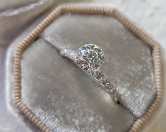 1 carat diamond ring | Etsy