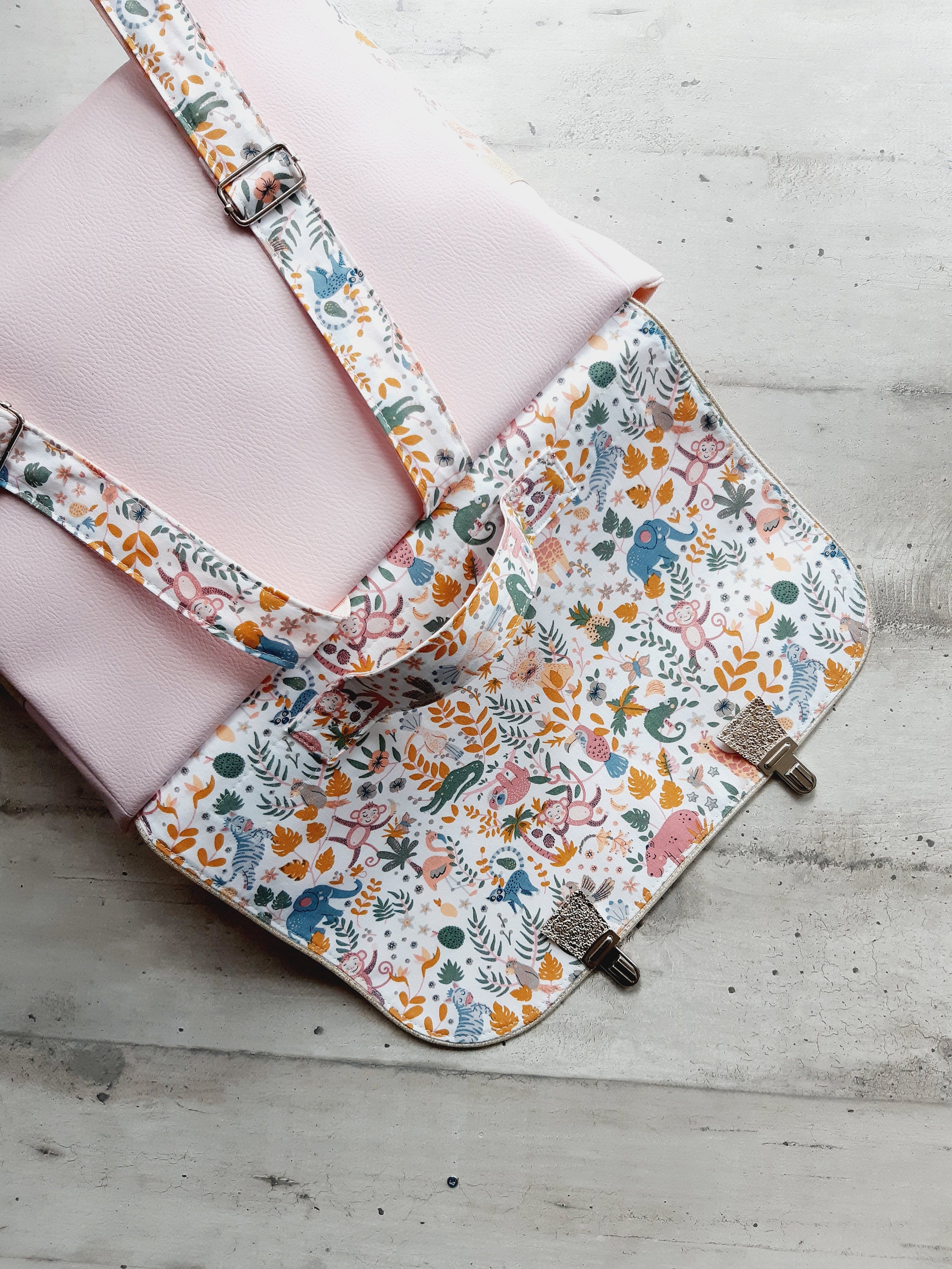 Satchel/mother's Satchel/children's Satchel/fabric - Etsy UK