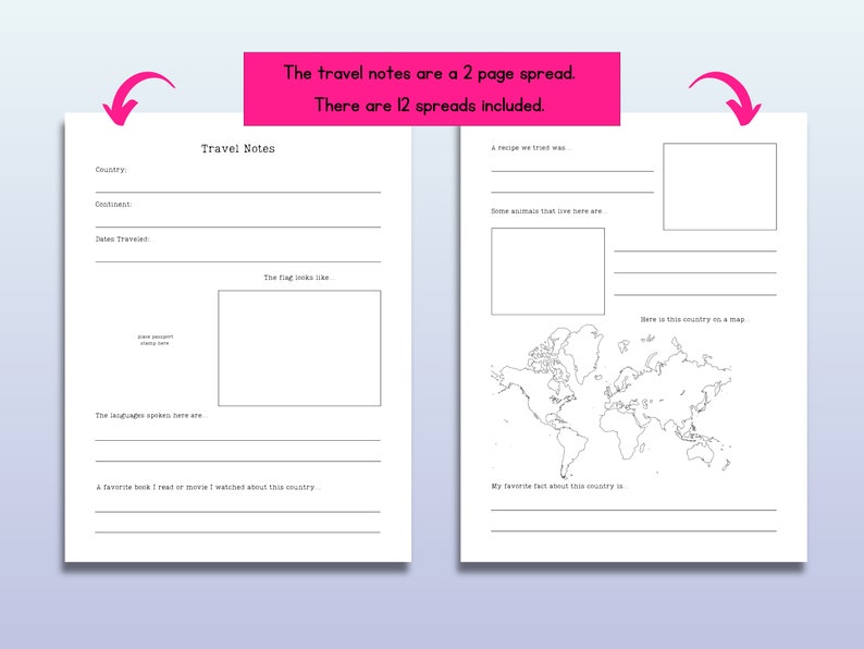 Around the World Passport, Young Learners Homeschool Travel Activities ...