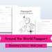 Around the World Passport, Young Learners Homeschool Travel Activities ...
