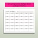 Homeschool Lessons at a Glance, Lesson Planner Add On, Yearly Overview ...