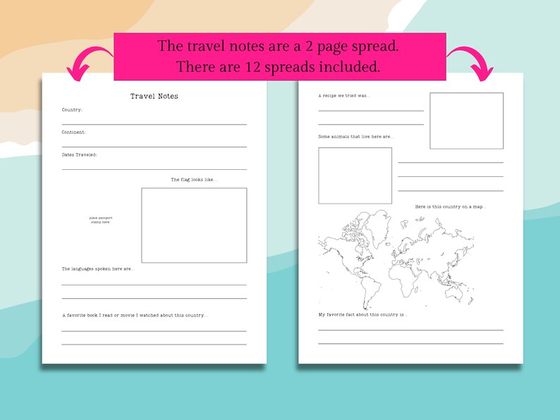 Around the World Passport, Young Learners Homeschool Travel Activities ...