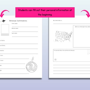 Around the World Passport, Young Learners Homeschool Travel Activities ...