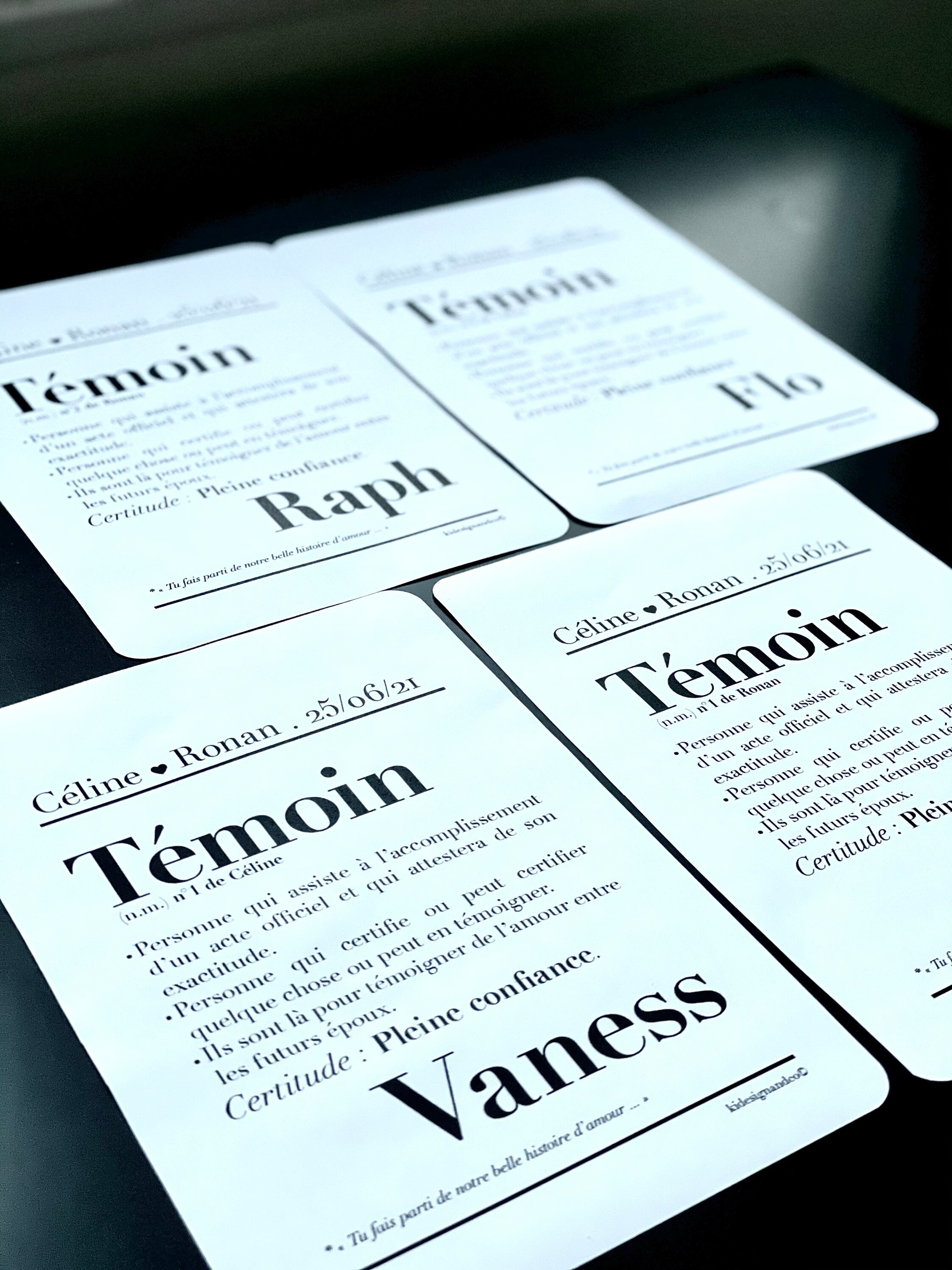 Affiche Définition Temoin | Etsy