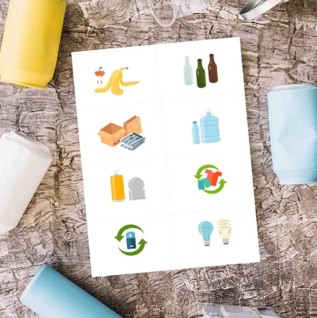 PDF Labels RECYCLING Waste - Etsy