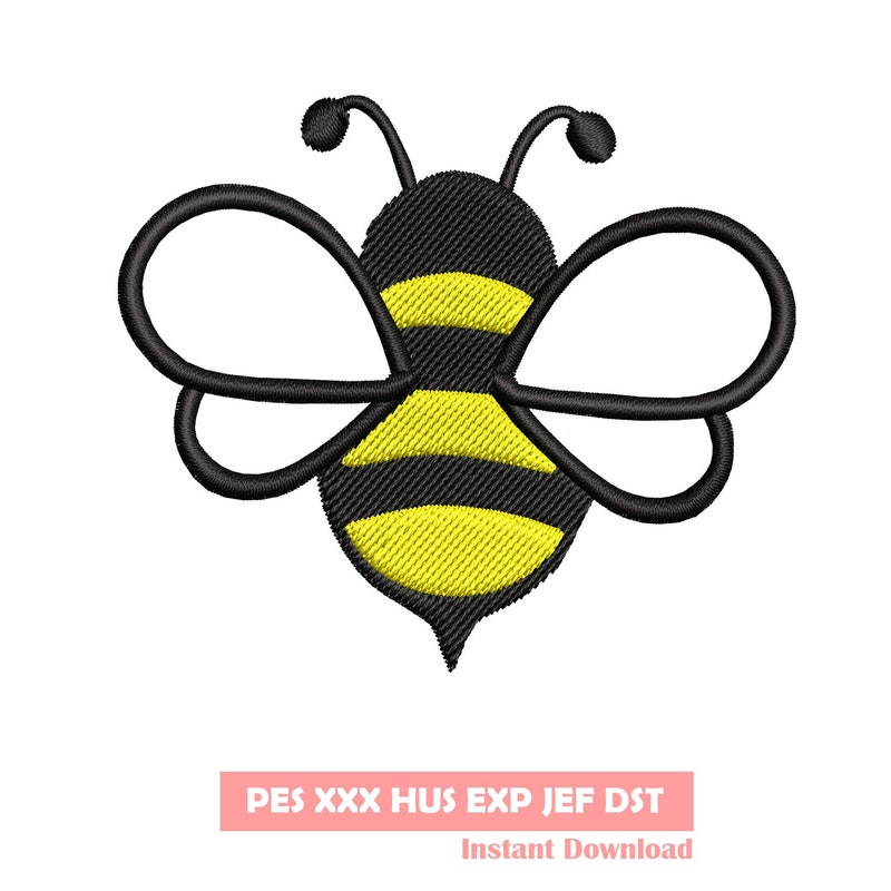 Bee Embroidery - Etsy