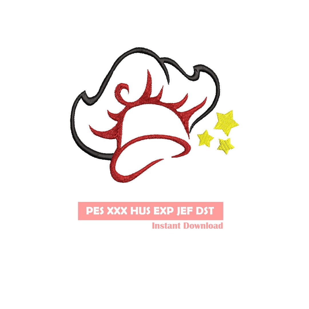 Chef Hat Embroidery Design, Embroidery File, Machine Embroidery Design ...