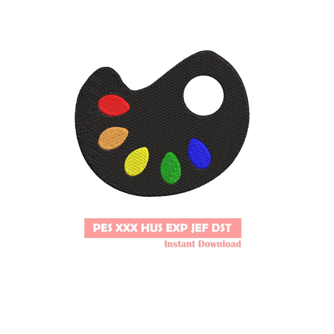 Color Board Embroidery Design, Embroidery File, Machine Embroidery ...