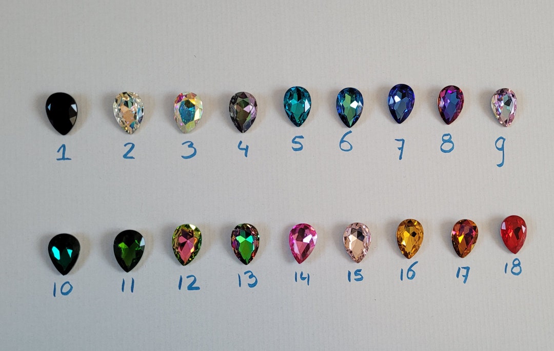 Rhinestone Colors Options - Etsy