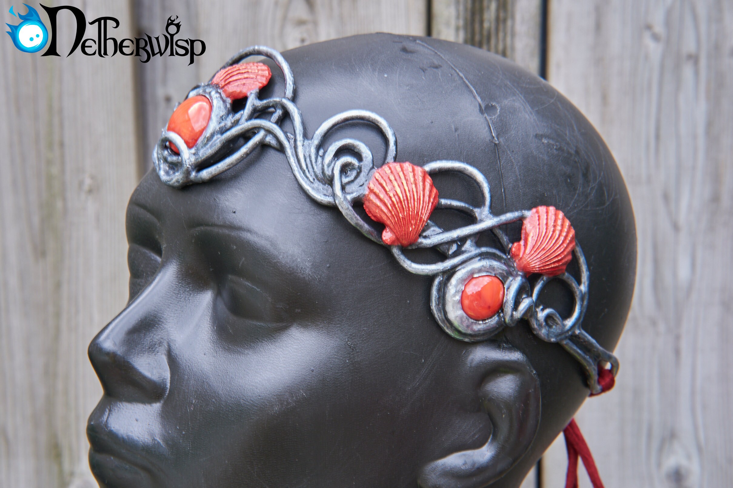 Circlet Mermaid Witch Sorcerer Larp Crown Mage Gothic - Etsy