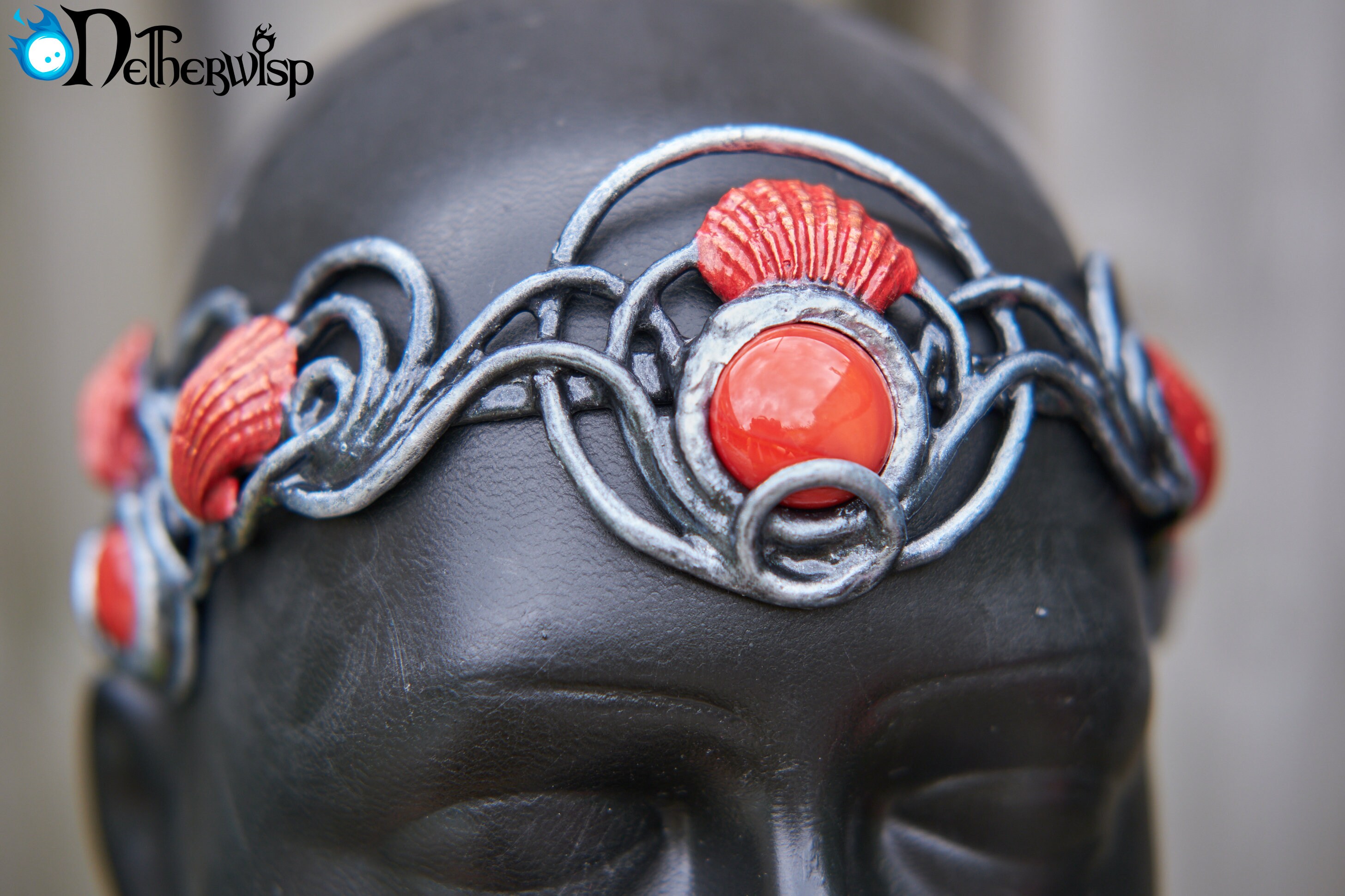 Circlet Mermaid Witch Sorcerer Larp Crown Mage Gothic - Etsy