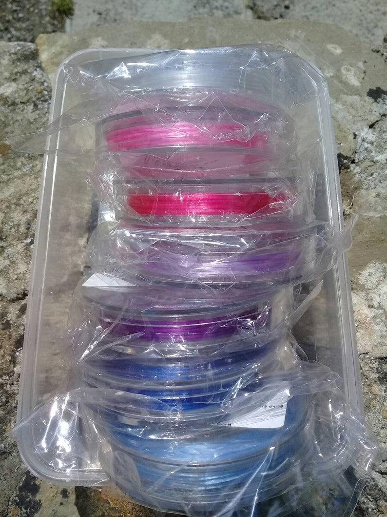Spool of Elastic Strand 0.8mmx40m, Special Nylon Cord, Natural Stone ...