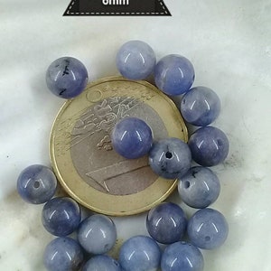 Set of TANZANITE Beads Quality Extra AA, Smooth Round Bead in Real Semi ...