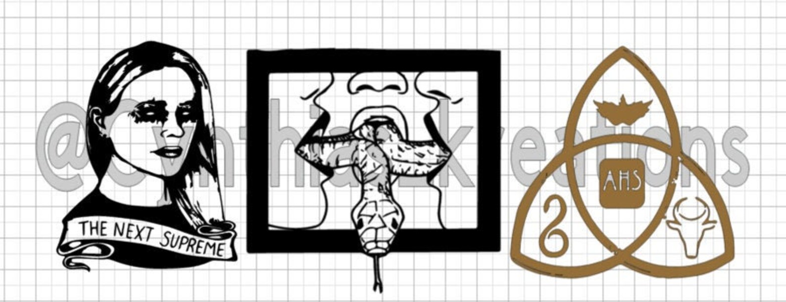 AHS Coven Witches Supreme Svg Files American Horror Story - Etsy