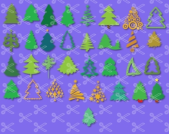 Christmas tree svg | Etsy