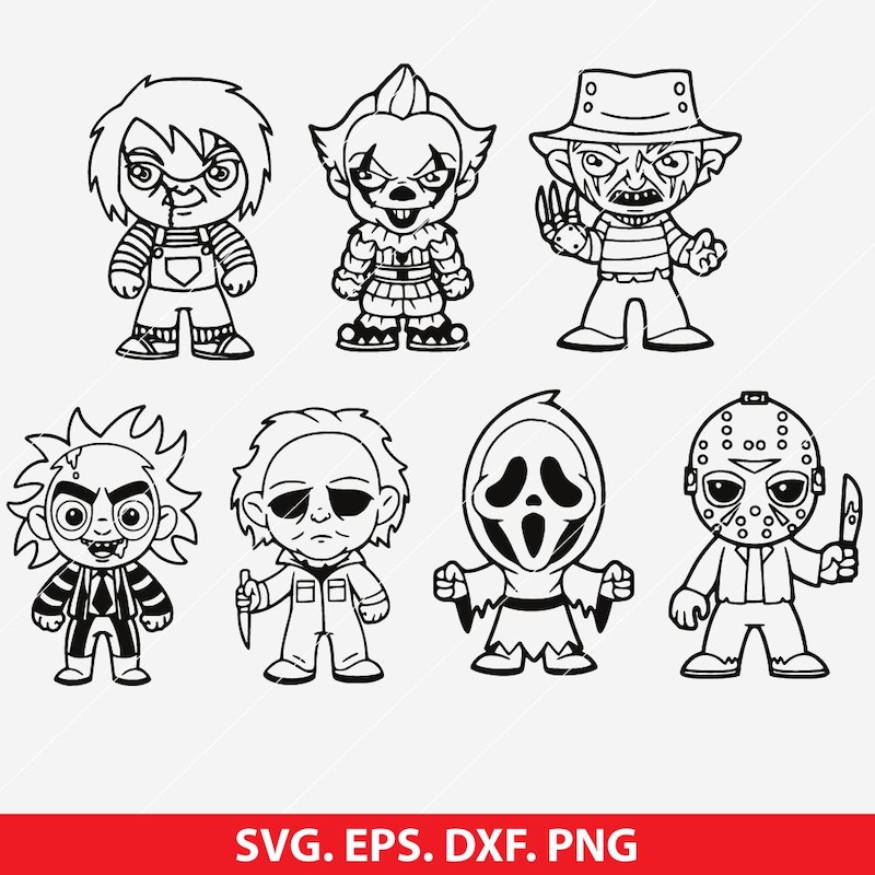 Horror Movie Clipart - Etsy