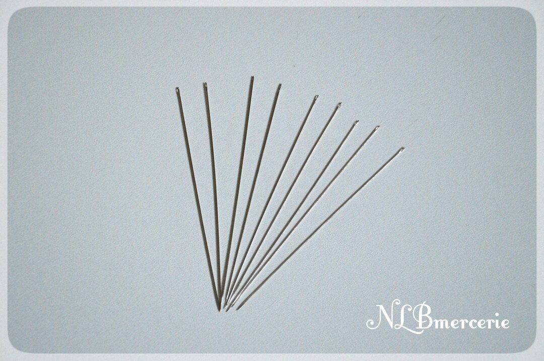 Needle Threading Pearls 10 Cm Set of 5 Needles - Etsy