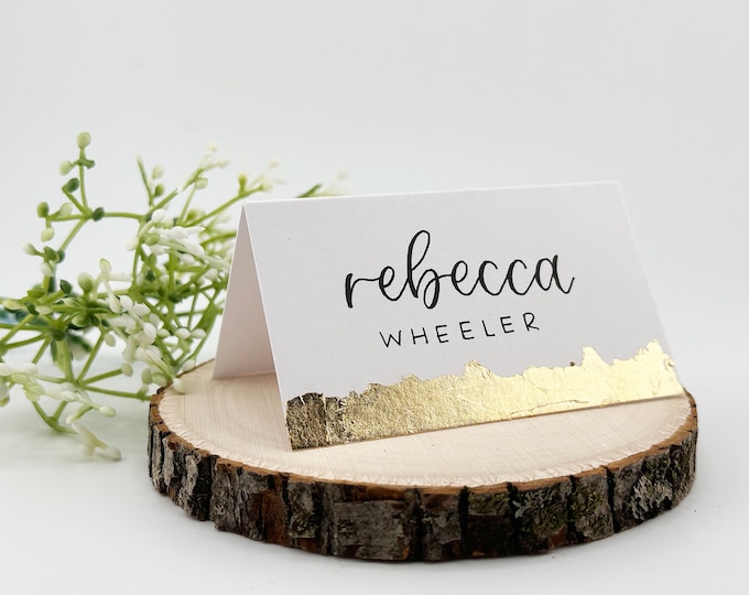 Custom Calligraphy Place Cards for Weddings & Parties - Etsy