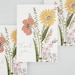 Simple Flower Thank You Cards With Envelopes | Set of 10 Blank Floral ...