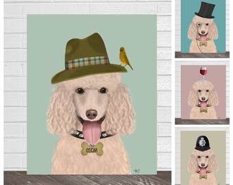 Zappa and Poodle as the Master and Dog - Etsy