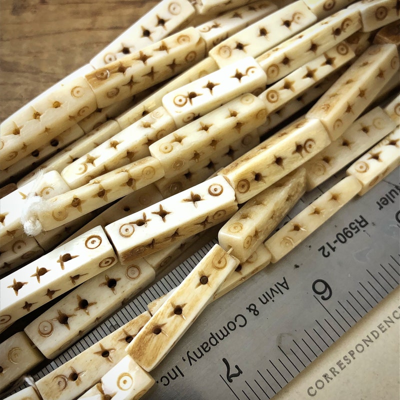 Indian Bone Beads - Etsy