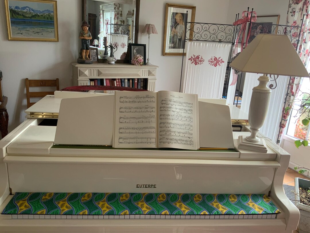 Piano Keyboard Cover/digital and Acoustic/cotton Wax Fabric/canvas ...