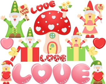 Valentines Treats Clipart Set Personal and Commercial Use | Etsy