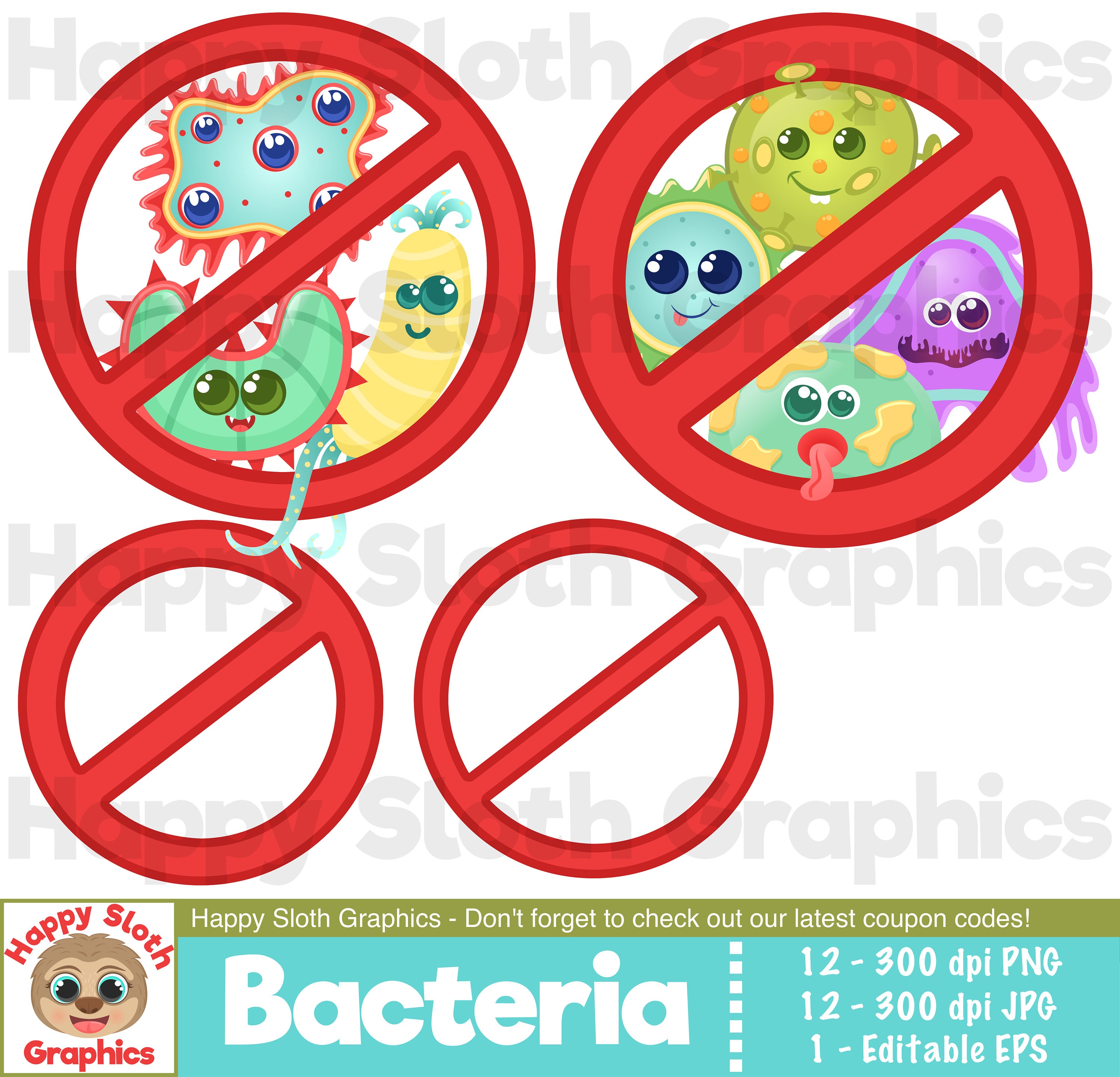 No Germs Clipart