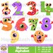 Monster Alphabet Clipart Set, Personal and Commercial Use Vector ...