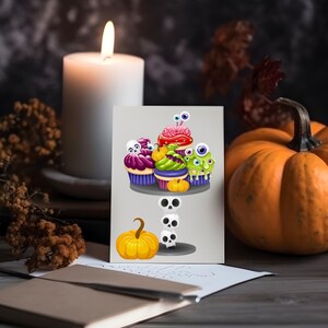 Halloween Cupcakes Clipart Set, Personal and Commercial Use Vector Food ...