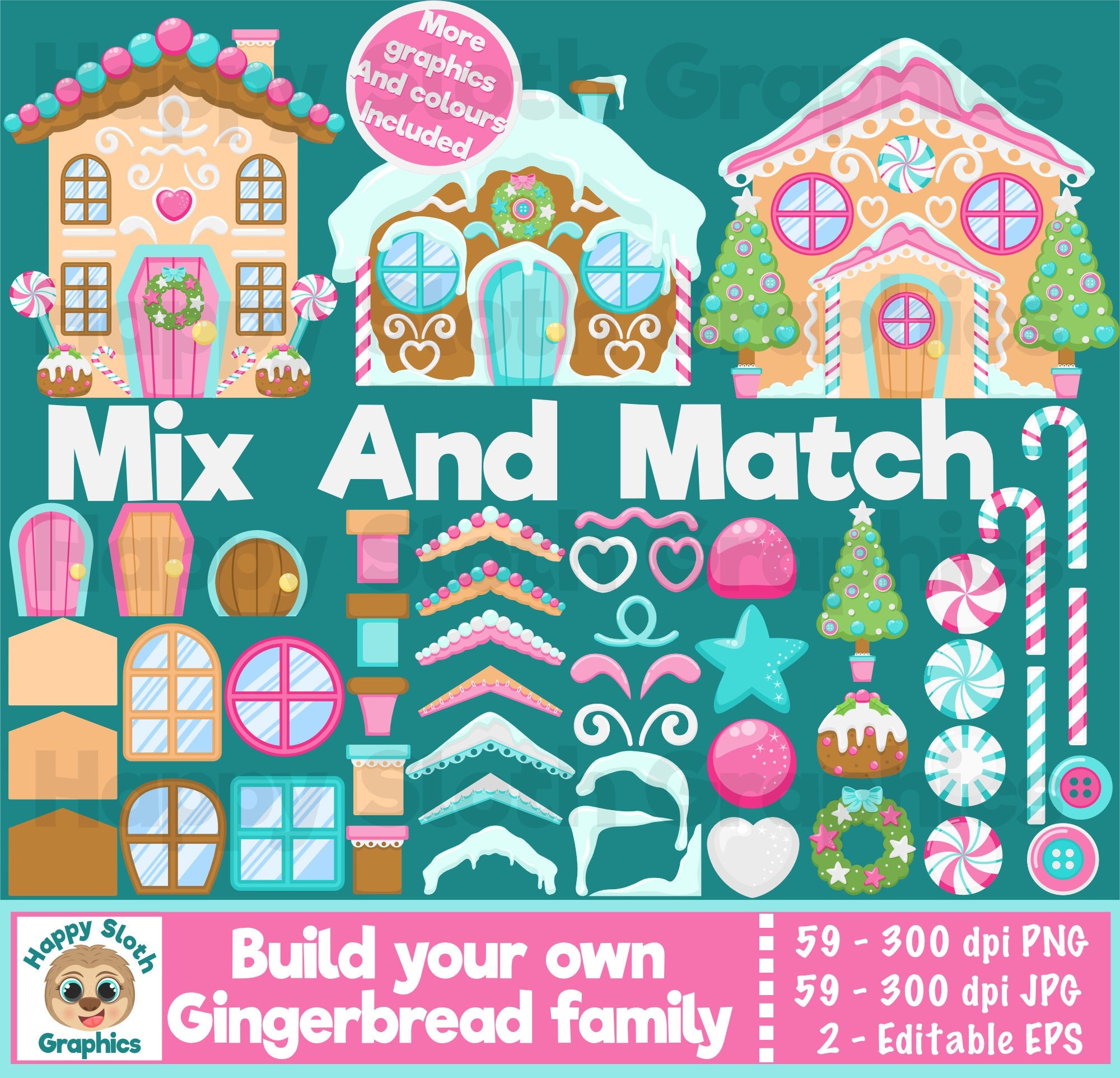Gingerbread House Clipart
