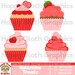 Valentines Treats Clipart Set, Personal and Commercial Use Vector ...