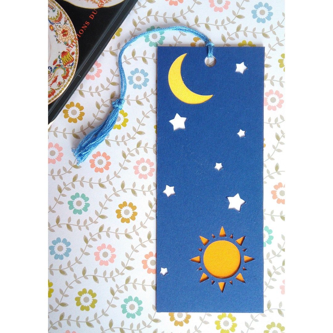 Sky Bookmarks / Cut and Glued Papers / - Etsy