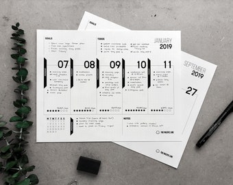 Weekly planner printable | Etsy