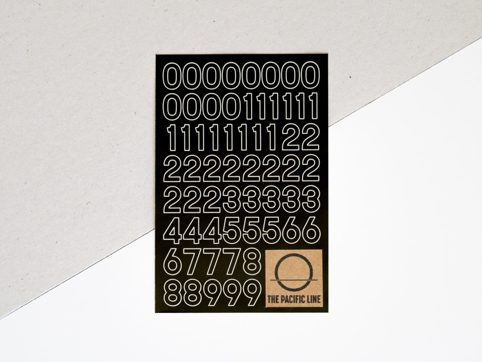 Journal/planner Number Stickers BLACK // Monthly Calendar - Etsy