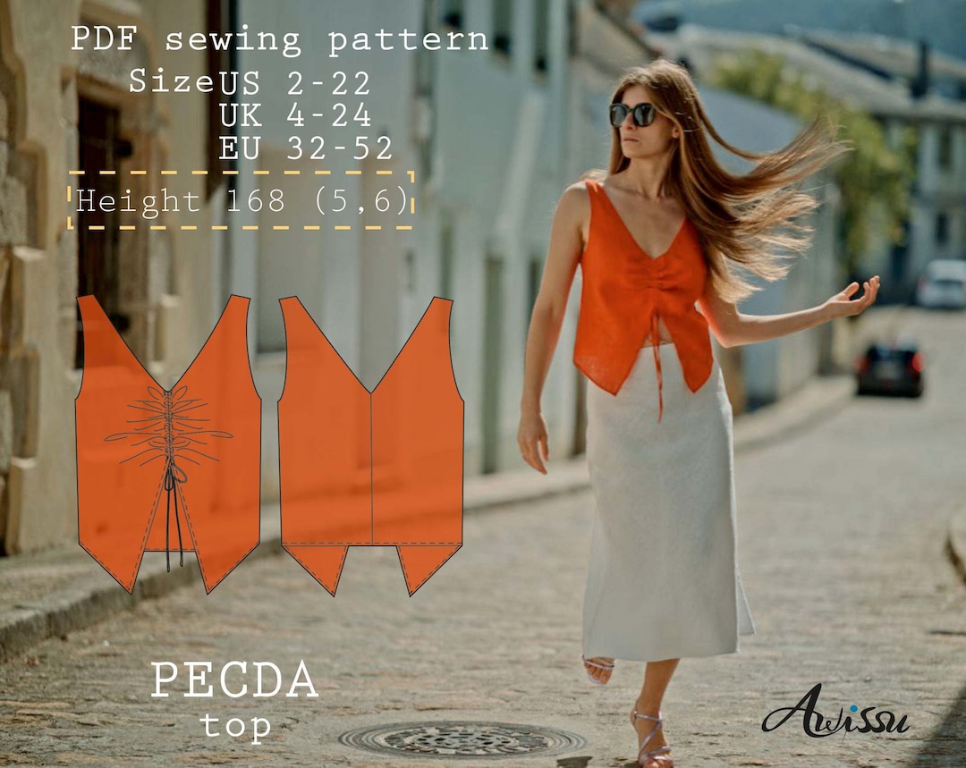 Beginner-friendly Gathered Front Top Sewing Guide | Simple Gathered Top ...