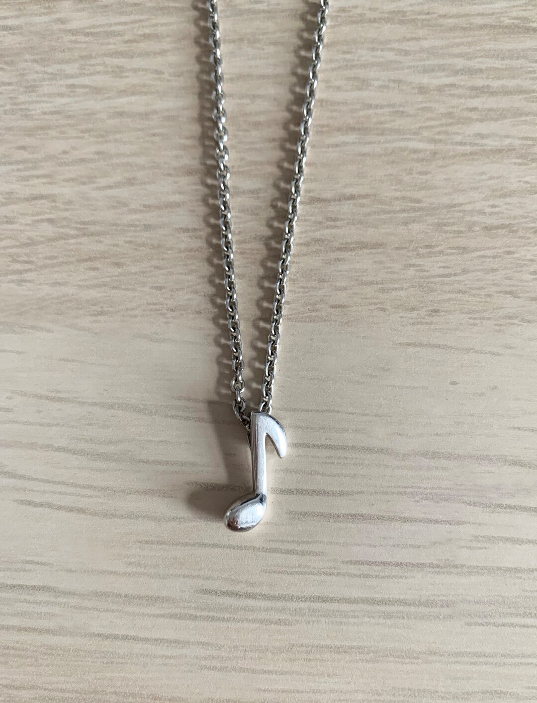 Retro Vintage 90s 925 Silver Quaver Musical Note Music Musician Flat ...