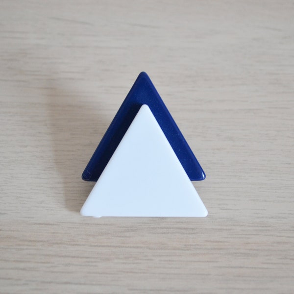 Triangle Brooch - Etsy UK