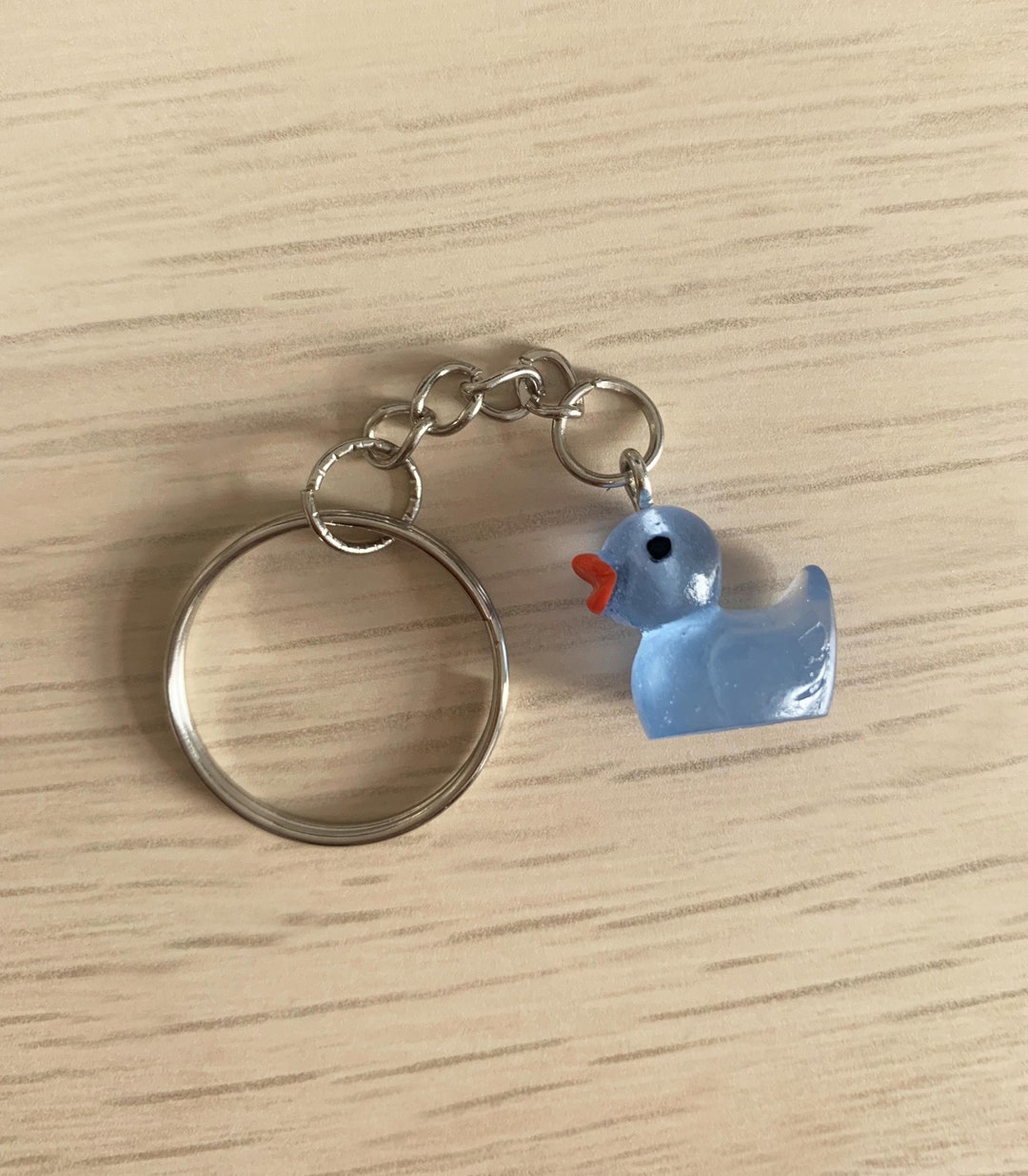 Vintage Retro 1990's Style Periwinkle Blue Orange Black Clear Silver ...