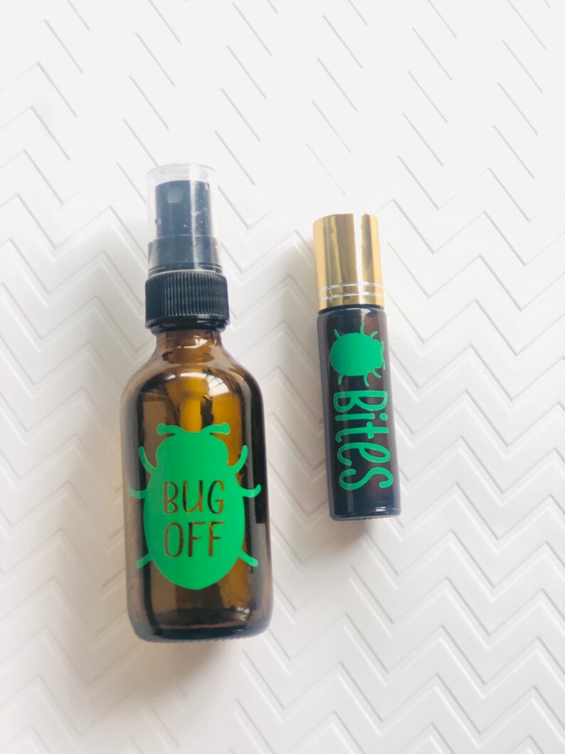 Bug off Label Bug Bites Label Spray Bottle Labels Roller | Etsy