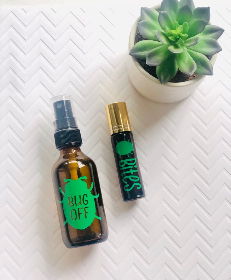 Bug off Label Bug Bites Label Spray Bottle Labels Roller | Etsy
