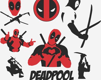 Deadpool vector | Etsy